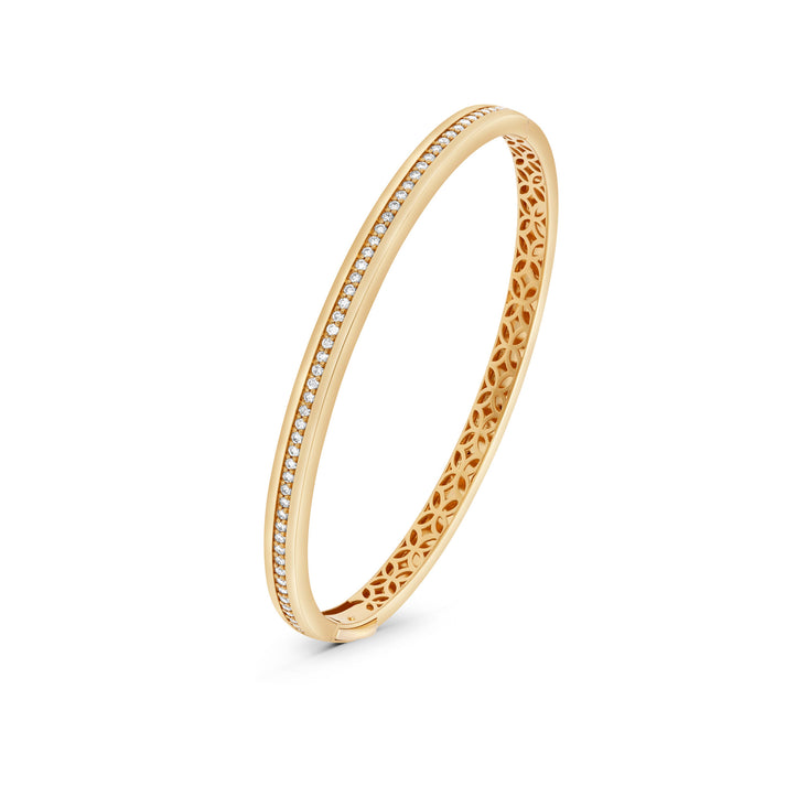 Single Line Diamond Bangle – JoyJewels Fine Jewelry